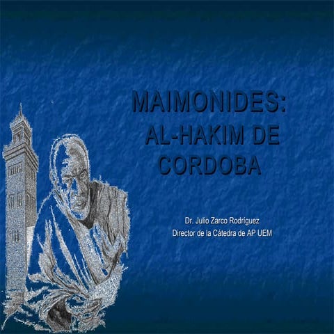Maimonides, autor del primer Libro de Asma | PPT