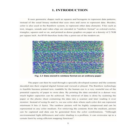 Rainbow technology doc | DOCX