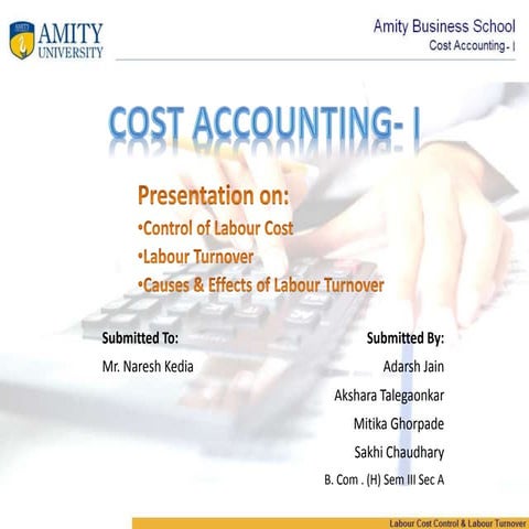 Labour turnover, Labour Cost | PPT