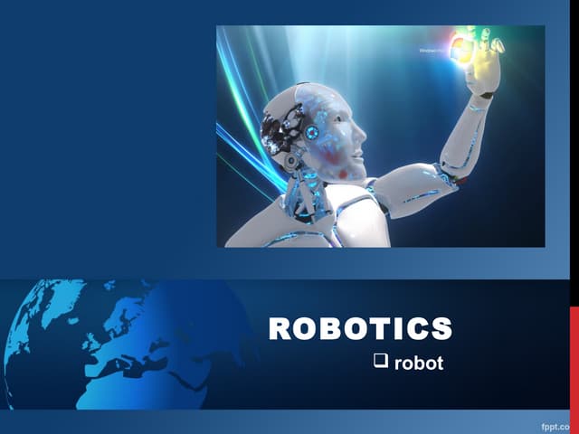Introduction to robotics | PPT