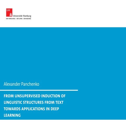 Graph's not dead: from unsupervised induction of linguistic structures from text towards ...
