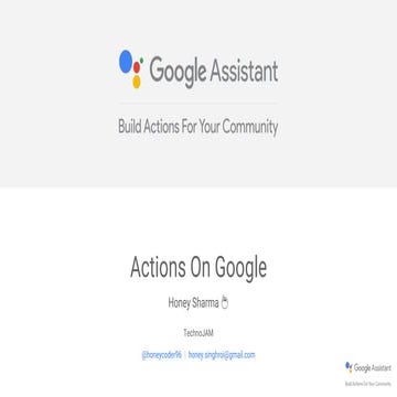 Action on Google | PPT
