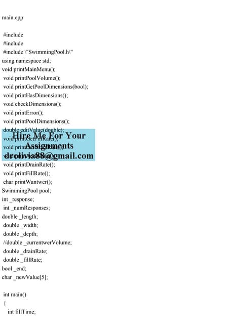 main.cpp #include iostream #include iomanip #include S.pdf main.cpp #include iostream #include iomanip #include S.pdf