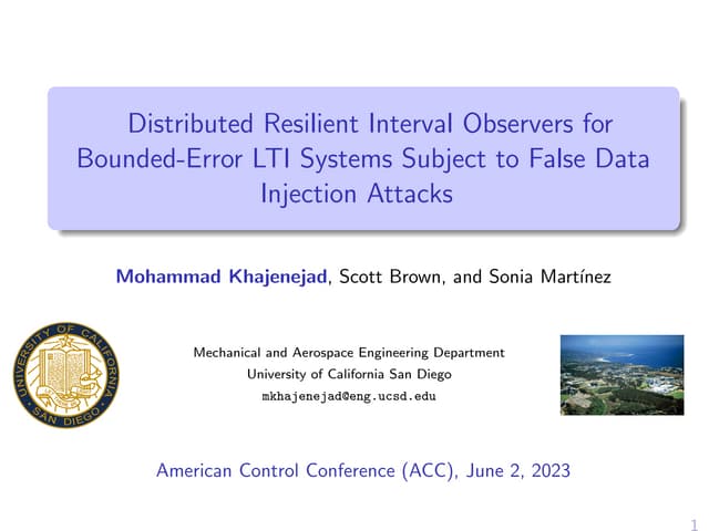Distributed Resilient Interval Observers For Bounded Error Lti Systems 3329