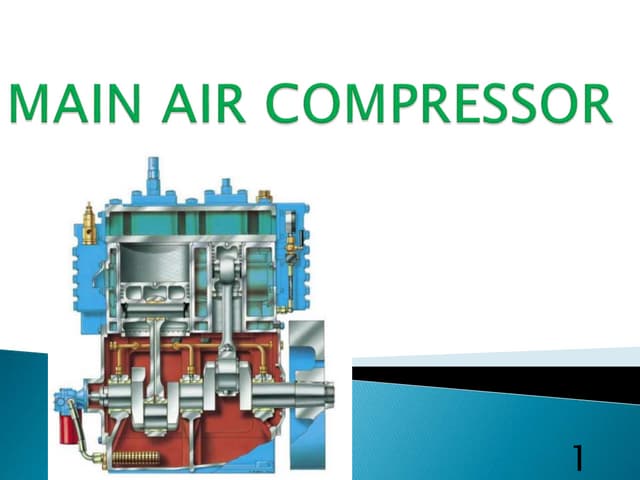 Main air compressor store