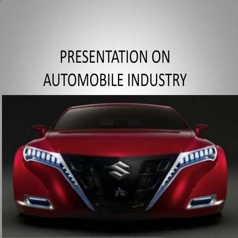 Main automobile presentation | PPT