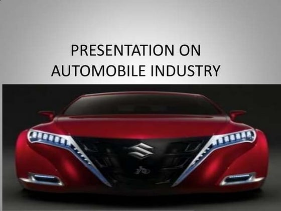Maruti suzuki (PPT) power point presentation | PPTX | Automotive ...