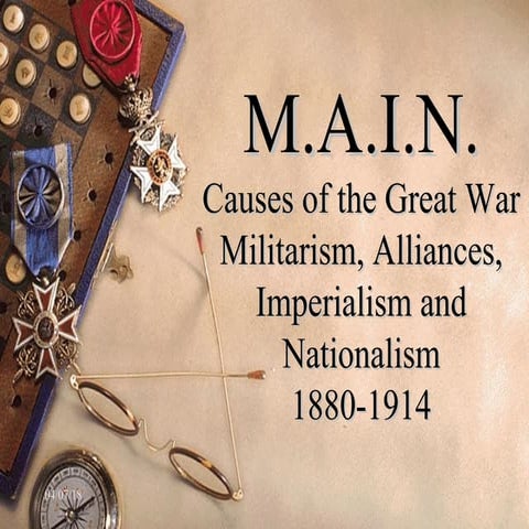 Causes/ Georgia's Contributions to WWI | PPTX
