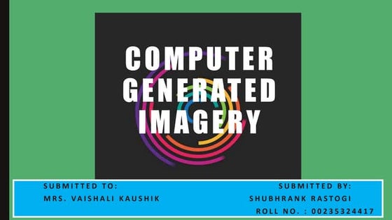 Multimedia Animation, Introduction, History, Types | PPTX | Computer Animation | Computer ...