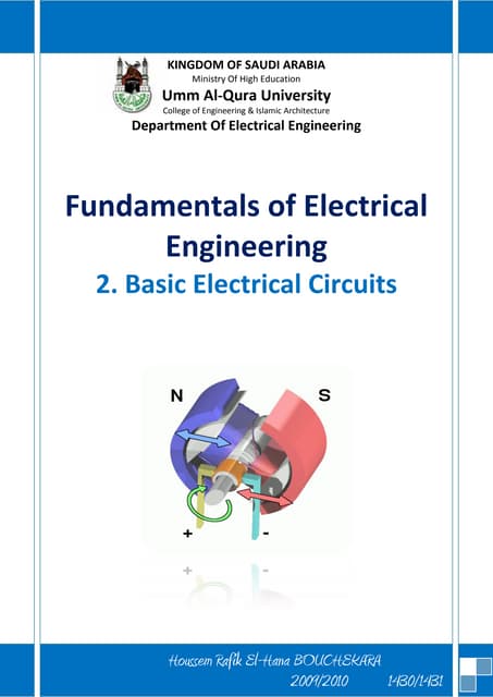 Fundamentals of electrical engineering | PPT | Physics | Science