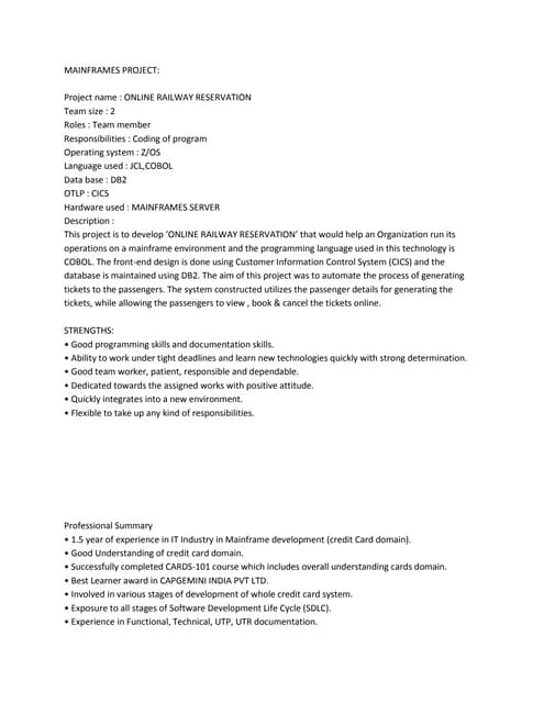 Resume 12yrs Exp | PDF