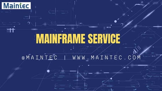 Mainframe support services | PDF