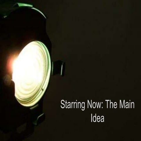 Main idea rough draft ppt | PPTX