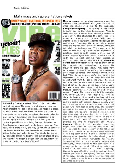 Conventions of a magazine front cover and double page spread | ODP
