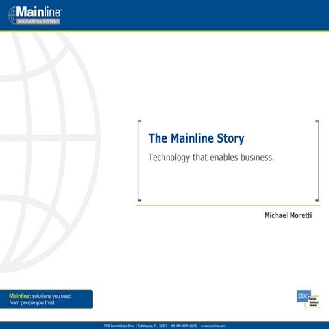 Mainline Information Systems 2010 Introduction | PPT