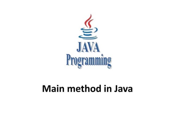 Method Of Java Ppt 9848