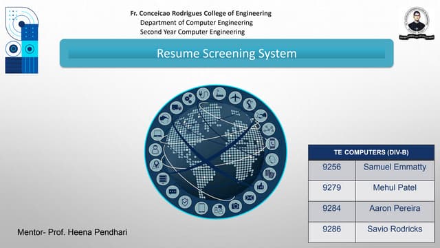 AUTOMATED RESUME EXTRACTION AND CANDIDATE SELECTION | PDF
