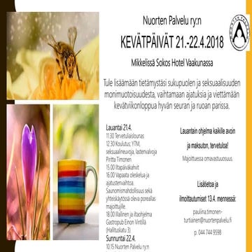 Nuorten Palvelu ry:n kevätpäivät 2018 | PPTX