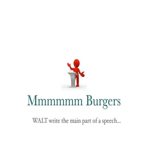 Writing the main part of a speech | KEY