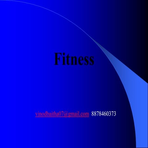 Physical Fitness components | PPT
