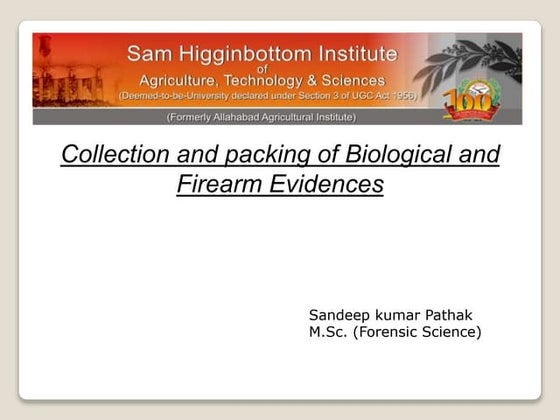 Collection Packaging and Forwarding of Physical Evidence.pptx