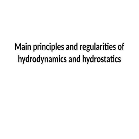 Chapter 2 mechanical properties of fluids | PPTX