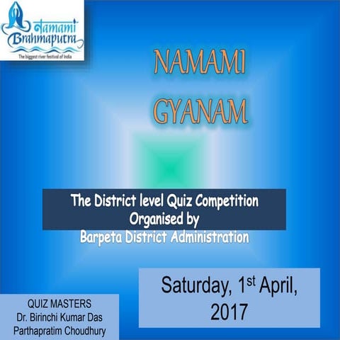 Namami Gyanam- General Quiz | PPT