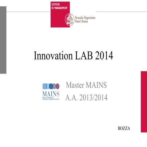 Selex ES @ Innovation Lab 2014-Smart Energy Innovation | PPT
