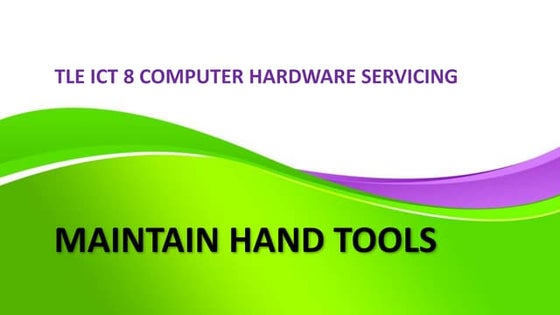IDENTIFYING DEFECTIVE TOOLS.pptx