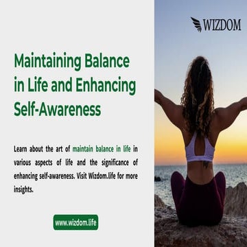 5 steps to a balanced life | PPTX