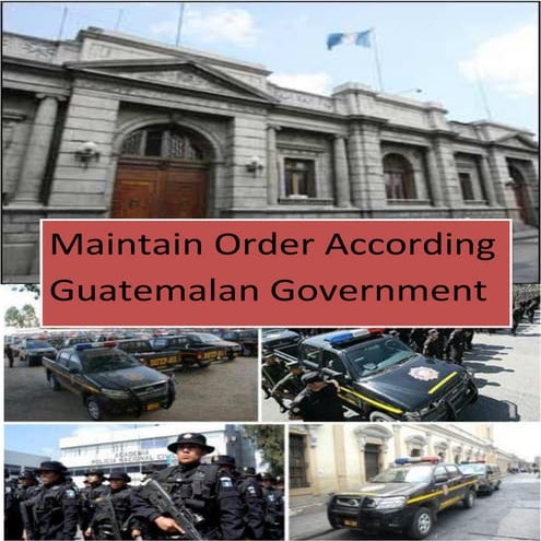 Maintain order guatemala | PDF