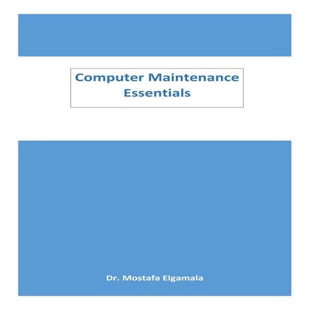 Computer Maintanance | PDF