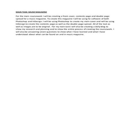 Introducing main coursework | DOCX