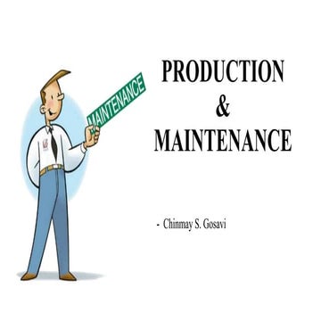Production - Maintenance | PPT