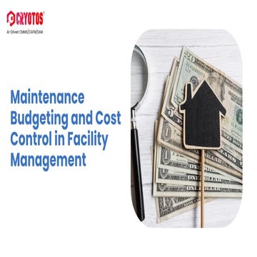 Maintenance Budgeting and Cost Control in Facility Management | PDF