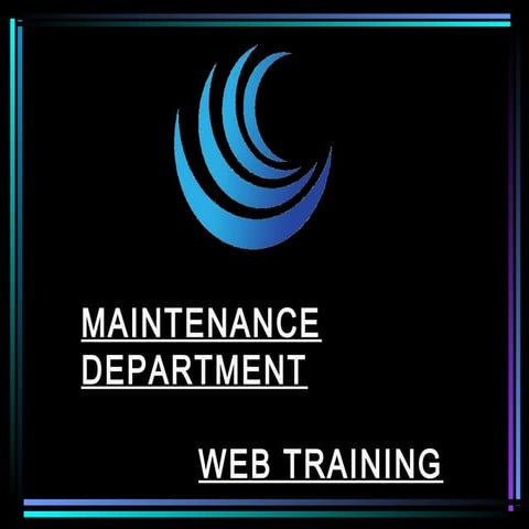 Maintenance department website training | PPT