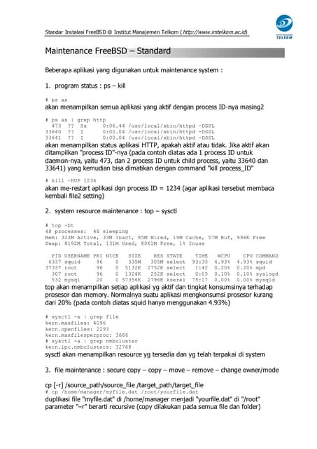 FreeBSD Basic Setting | PDF FreeBSD Basic Setting | PDF