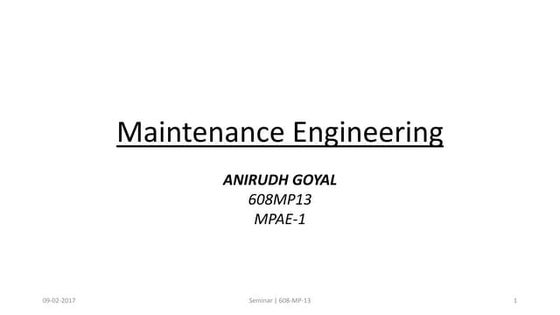 MAINTENANCE.ppt
