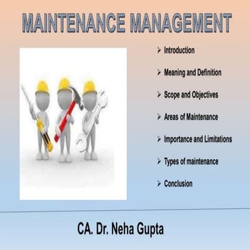MAINTENANCE MANAGEMENT .pptx
