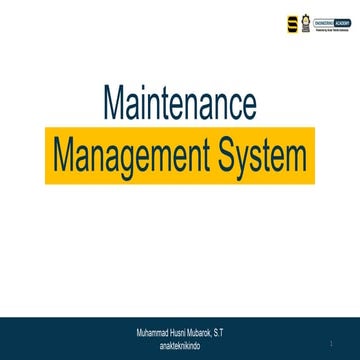 1. Maintenance Management System Day 2.pdf