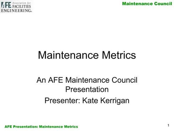 Tool Box Talk - World Class Maintenance Edited | PDF