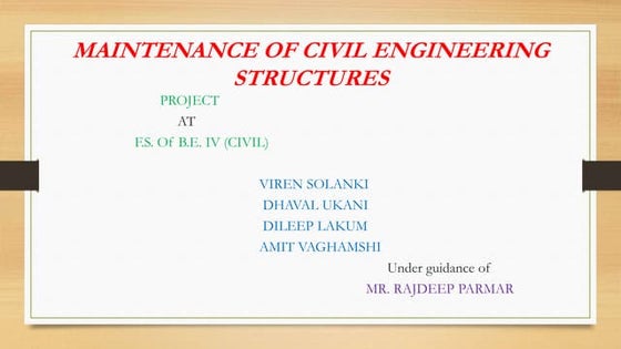 Anchors in civil engineering works | PPTX