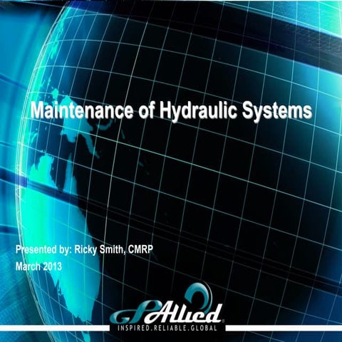 Maintenance of Hydraulic Systems | PDF