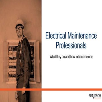How to Become a Maintenance Professional | PPT