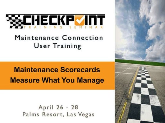 Maintenance Manager Balanced Scorecard | PDF | Business | Business and ...