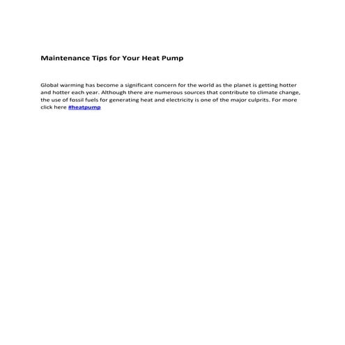 Maintenance Tips for Your Heat Pump.docx