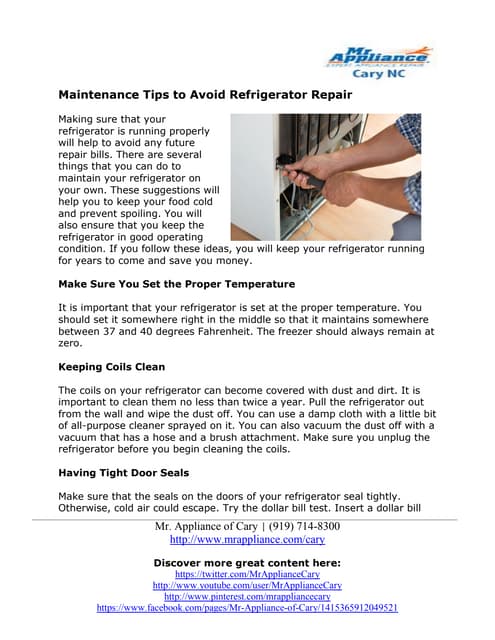 3 Common Refrigerator Problems | PDF