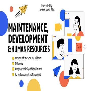 Lecture Maintenance & Development of HR. | PDF