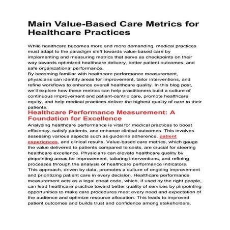 30 Best Healthcare KPIs and Metric Examples.pdf