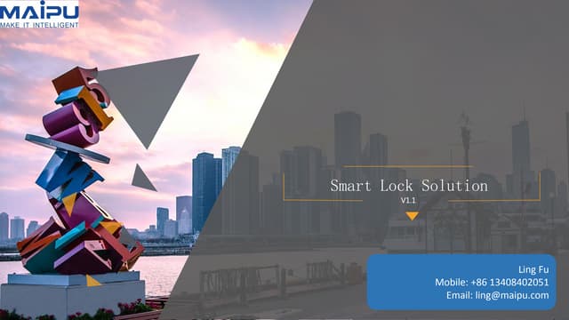 Smart door lock system | PPTX